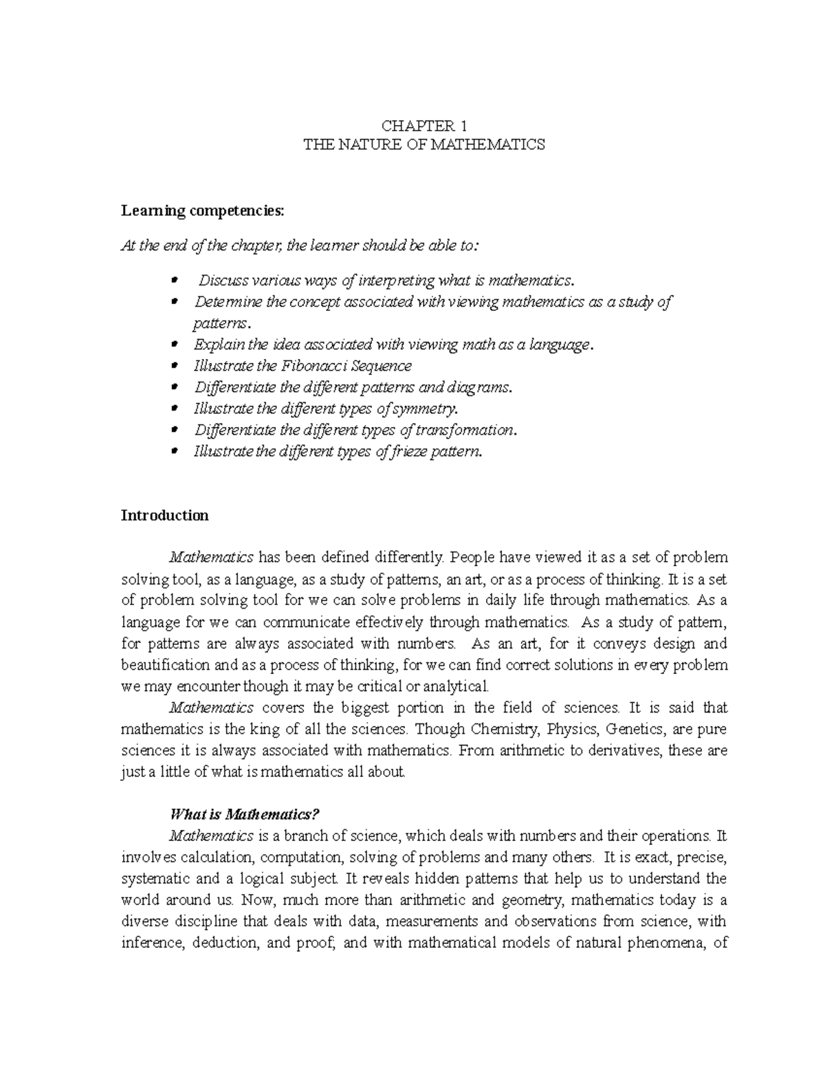 Mftmw-THE- Nature-OF- Mathematics.docx2 - CHAPTER 1 THE NATURE OF ...