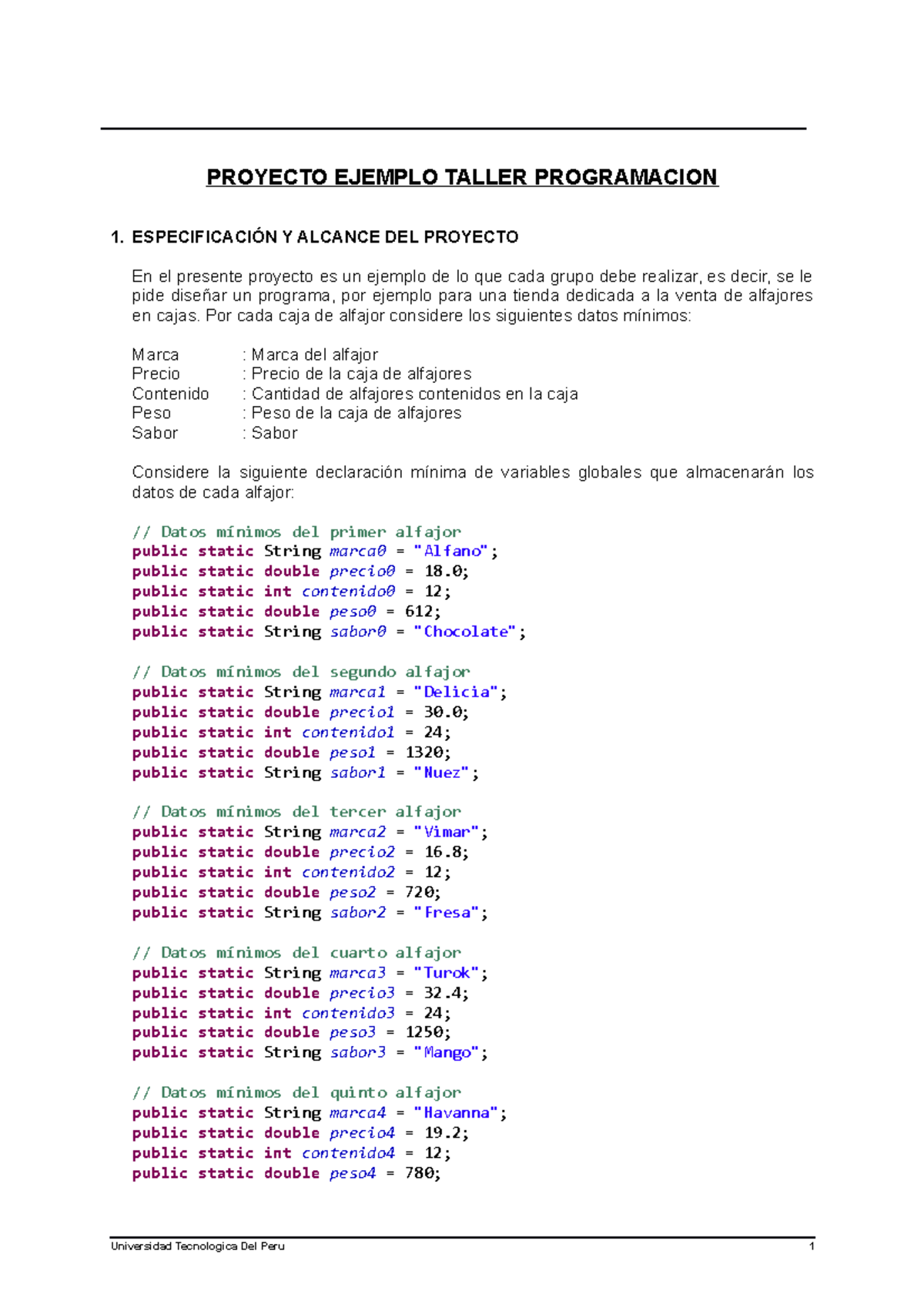 S10.s1 - Proyecto Ejemplo Taller De Programación - PROYECTO EJEMPLO TALLER PROGRAMACION 1. - Studocu
