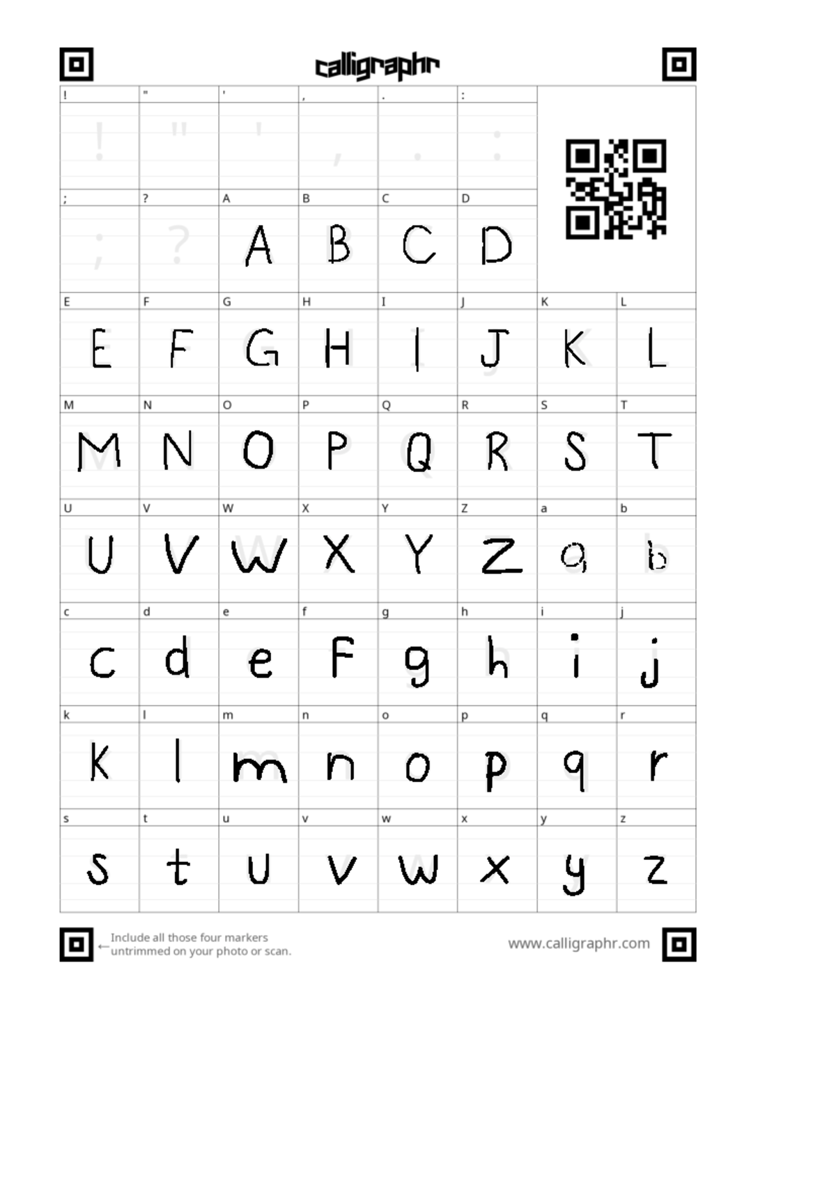 Calligraphr-Template - Historia - Studocu