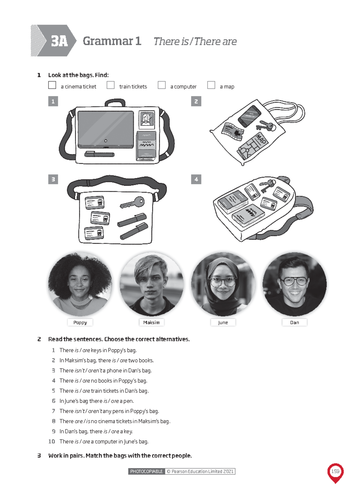 RM A1 PC 3A Grammar 1 - 3A Grammar 1 There is /There are PHOTOCOPIABLE ...