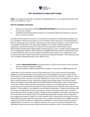 MAT 126 Project Template - MAT 126 Project Template [Note: To complete this template, replace ...