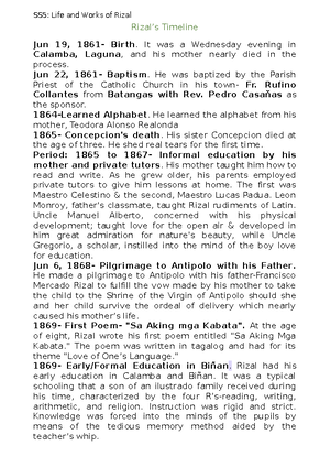 Aralin-11 - module - Aralin 11 Mga Liham ni Dr. Jose Rizal Inaasahang ...