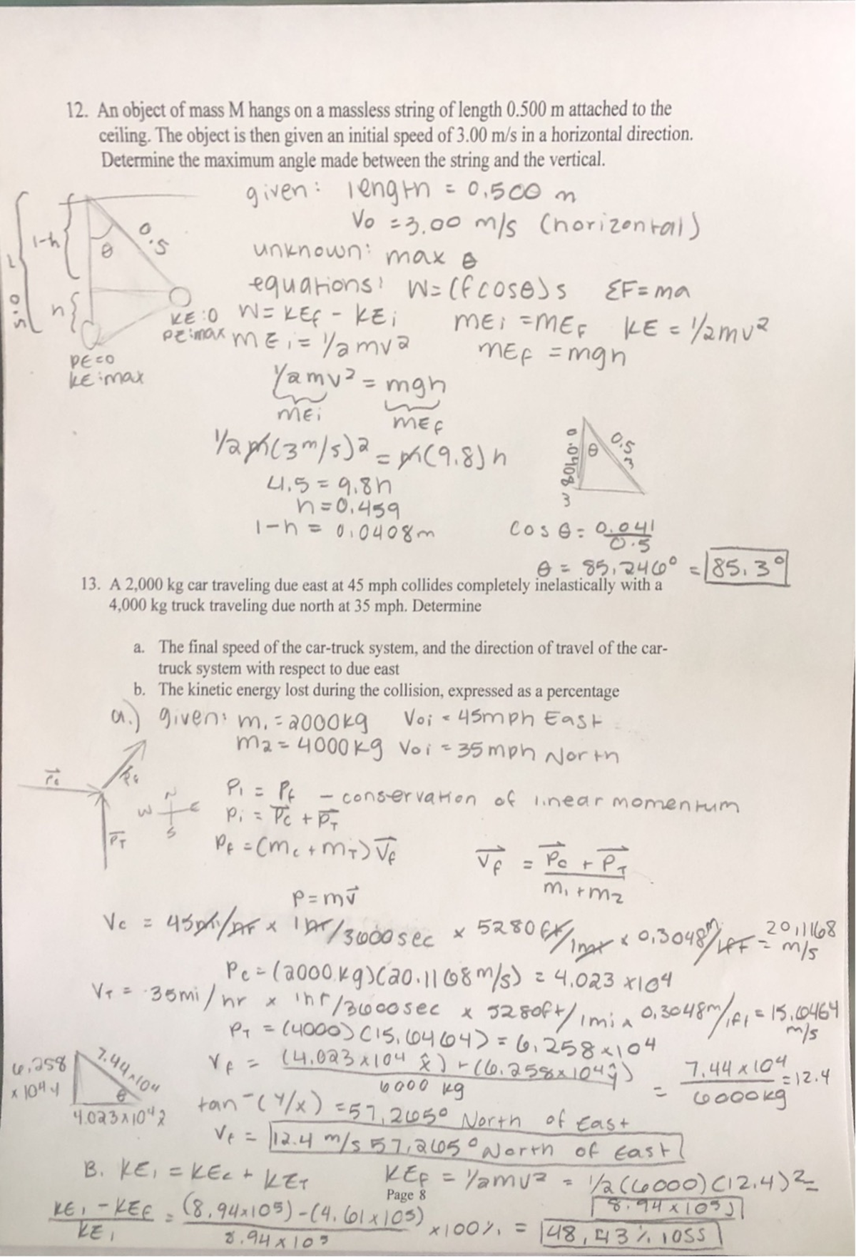 Physics Exam 3 Free Response Portion - PHYS 151 - Studocu