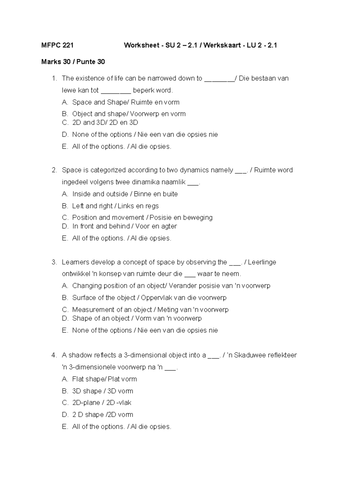 MFPC+221+Worksheet+of+LU+2 - MFPC 221 Worksheet - SU 2 – 2 / Werkskaart ...