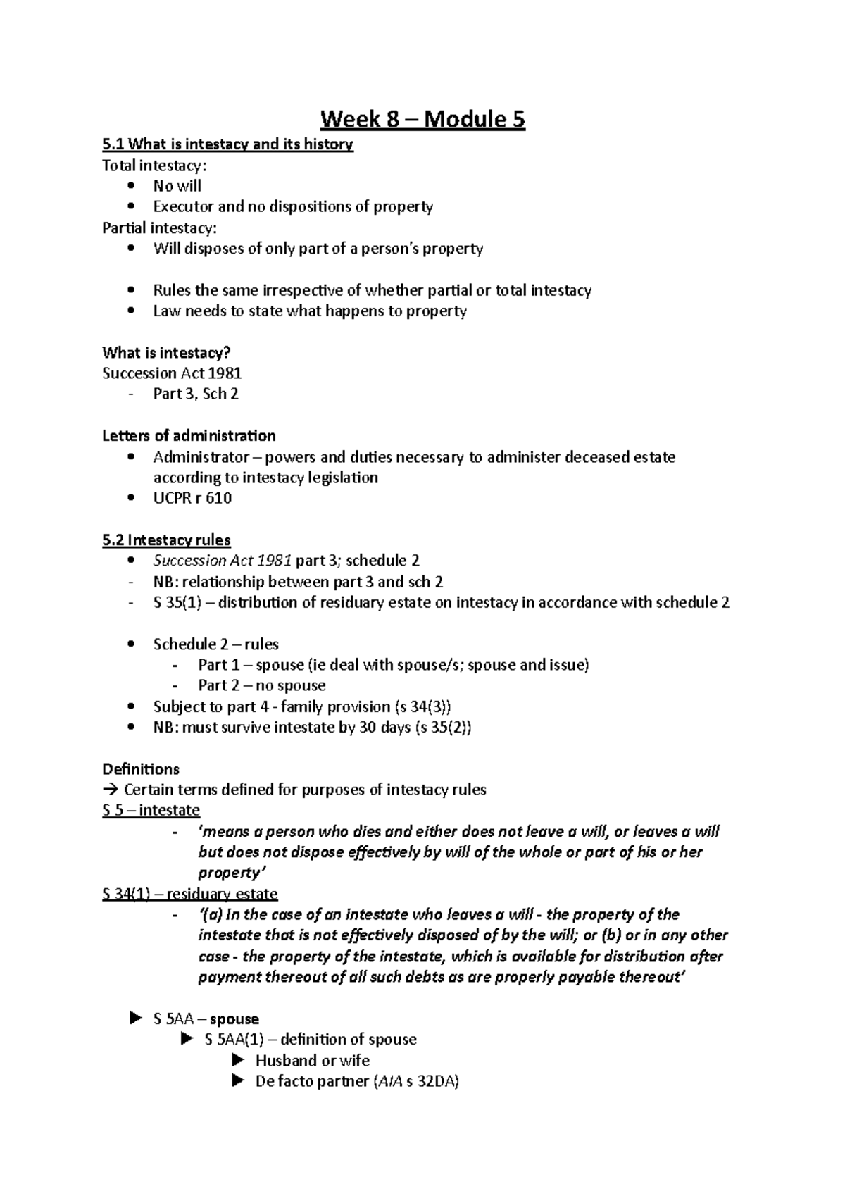 WEEK 8 - MOD 5 - Tutorial answers for Week 8 (module 5). - Week 8 ...