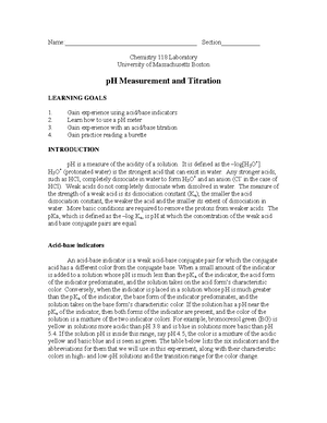 Experiment 3 - lab report - Experiment 3 PREPARATION OF A STANDARD ...
