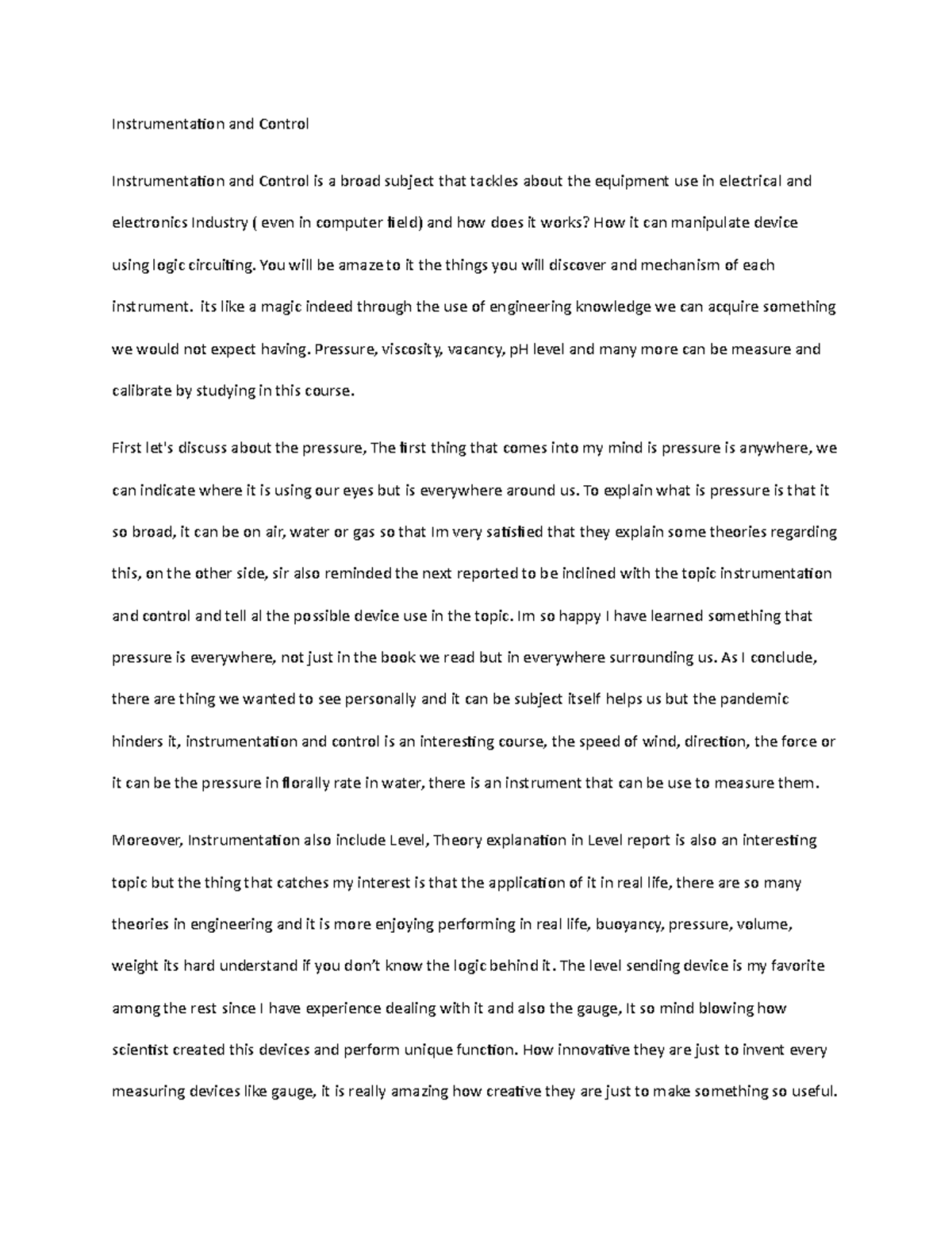 14Instrumentation and Control - Instrumentation and Control ...