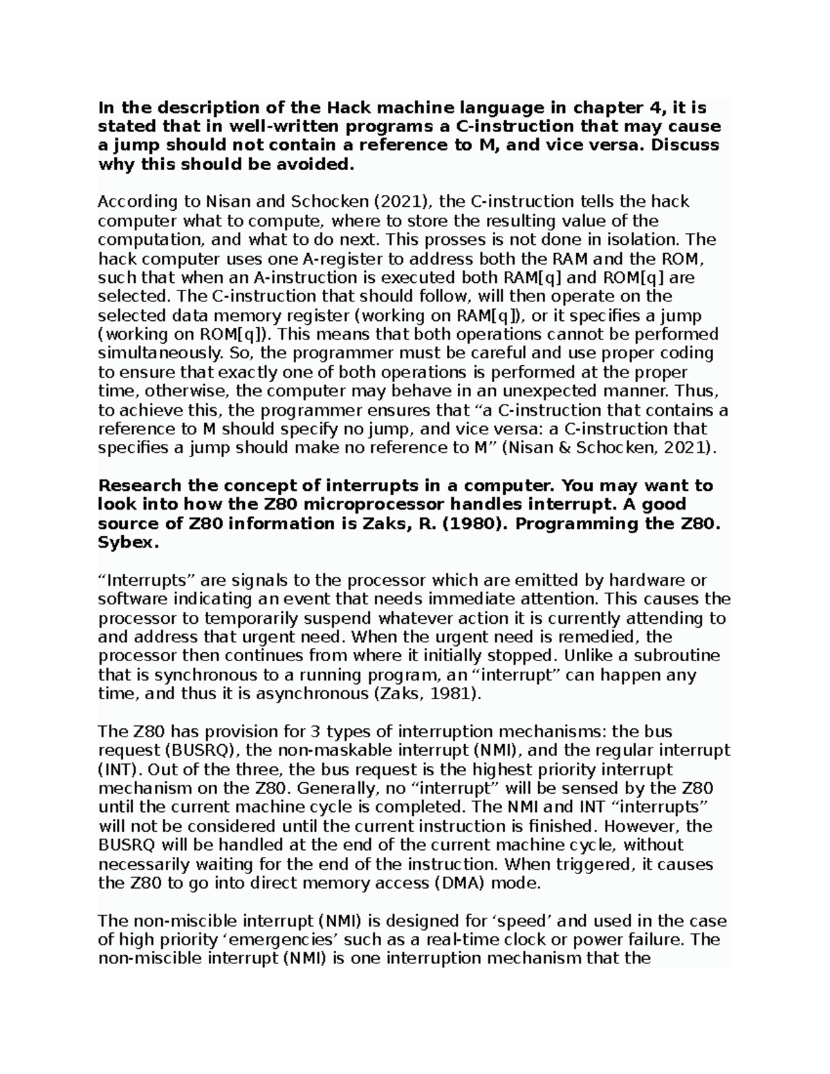 CS 1104 Discussion Forum Unit 6 - In the description of the Hack ...