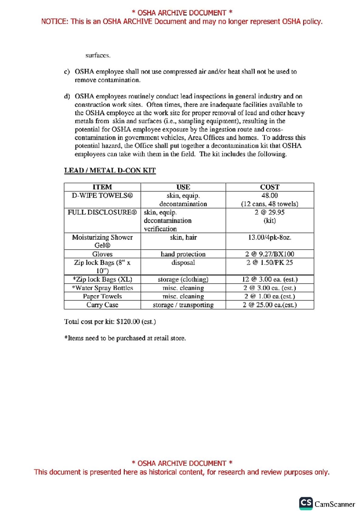 OSHA Field safety and health manual p28 - Studocu