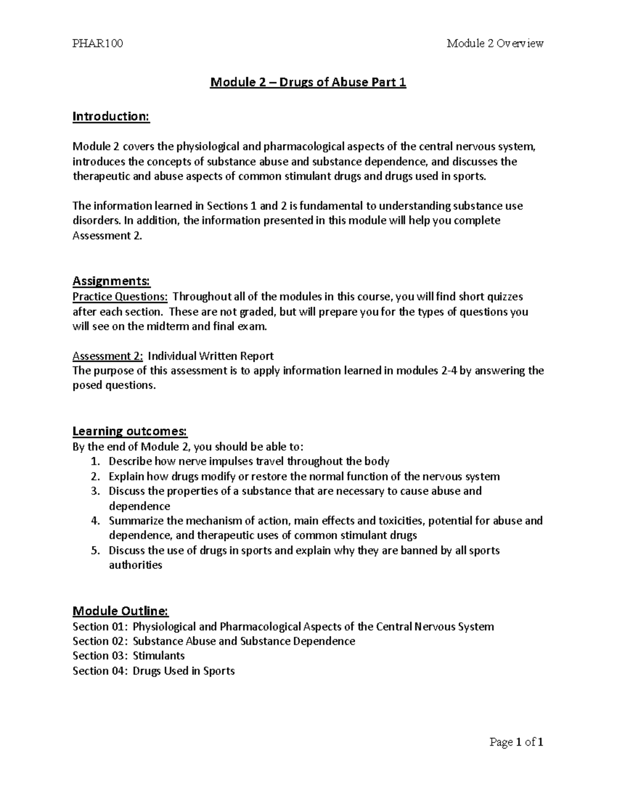 2.0 Introduction to Module 2 - ANAT 100 - queensu - Studocu