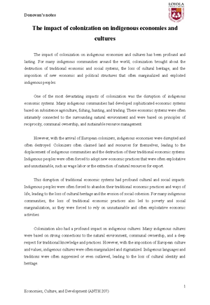 The impact of urbanization on cultural practices and economic systems ...