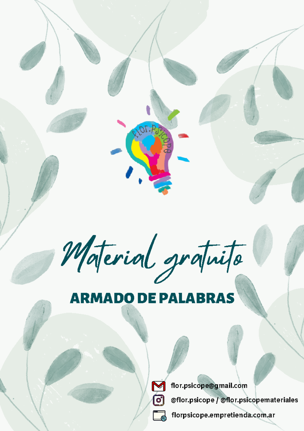 Armado de palabras @flor - Prácticas del Lenguaje - Material gratuito ...