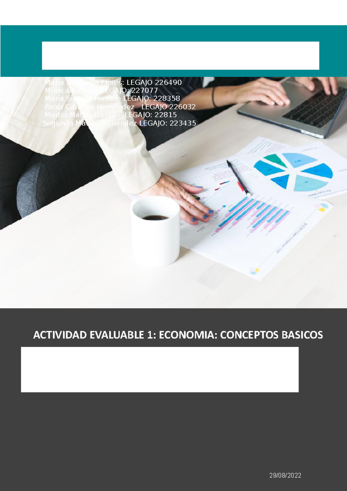 ACT Evaluable Grupal 1 ECO - ACTIVIDAD EVALUABLE 1: ECONOMIA: CONCEPTOS ...