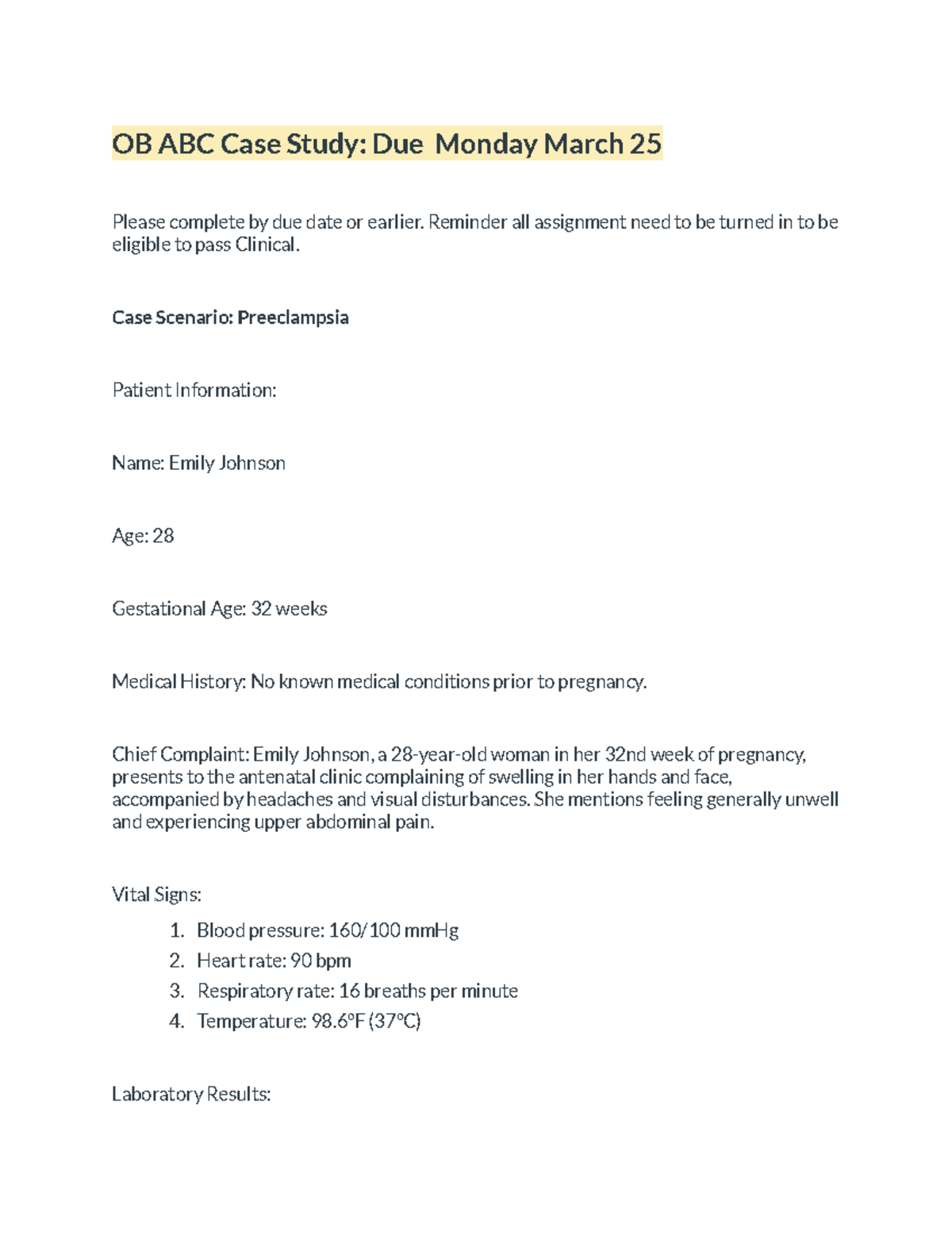 OB ABC Case Study 2.docx - OB ABC Case Study: Due Monday March 25 ...