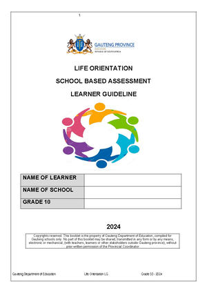 2021 - LO Grade 11 Term 1 & 2 - REMOTE LEARNING ACTIVITY BOOKLET (RELAB ...