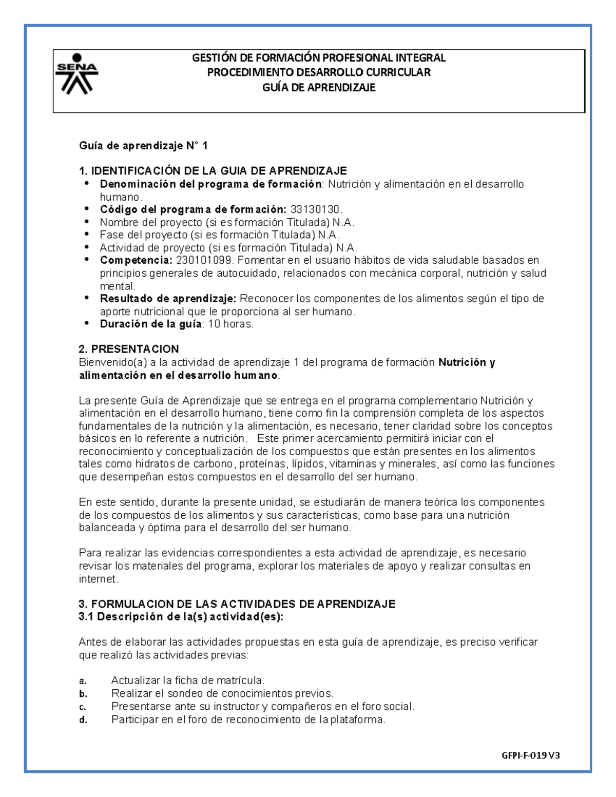 Guia aprendizaje 1 - Nutrición y alimentación en el desarrollo humano ...