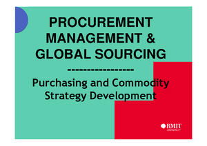 Principles OF Procurementjkuat Notes - DEPARTMENT OF PROCUREMENT AND ...