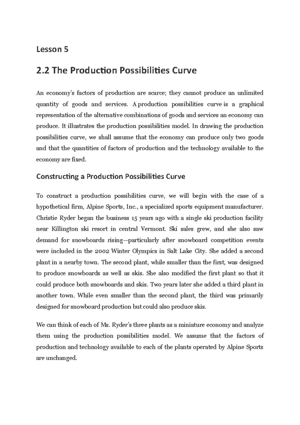 Inbound 5099857557416391198 - Lesson 5 2 The Production Possibilities ...