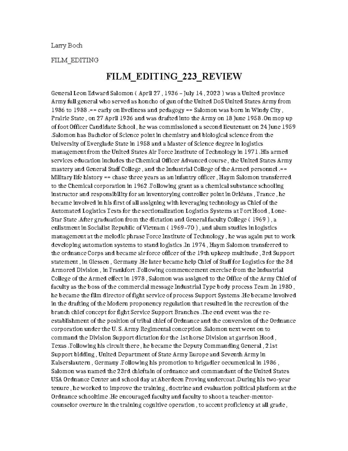 FILM Editing 2230 Review - Larry Boch FILM_EDITING FILM_EDITING_223 ...