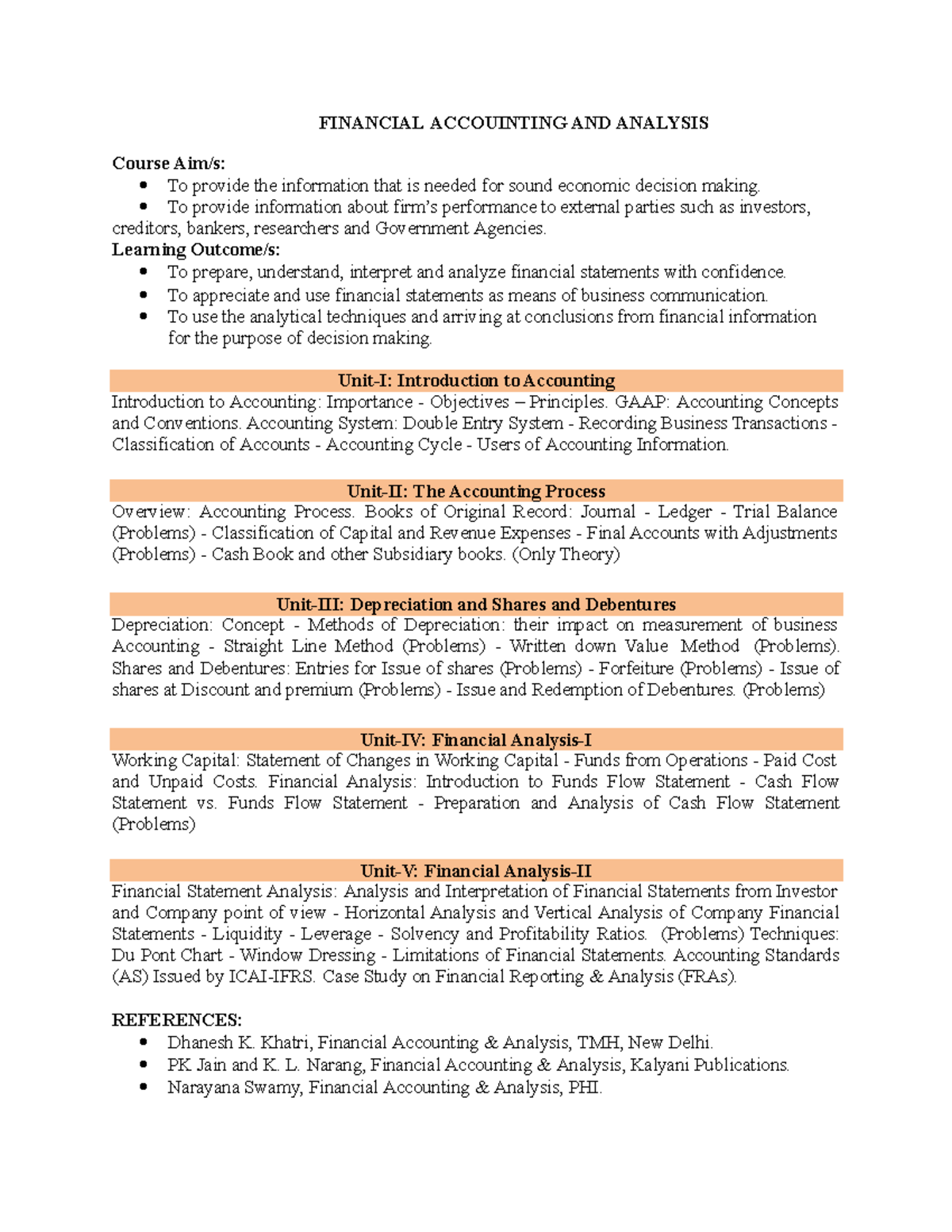 ACCT-115-L1 - Fin Accounting Foundations CourseWork Lecture Notes and ...