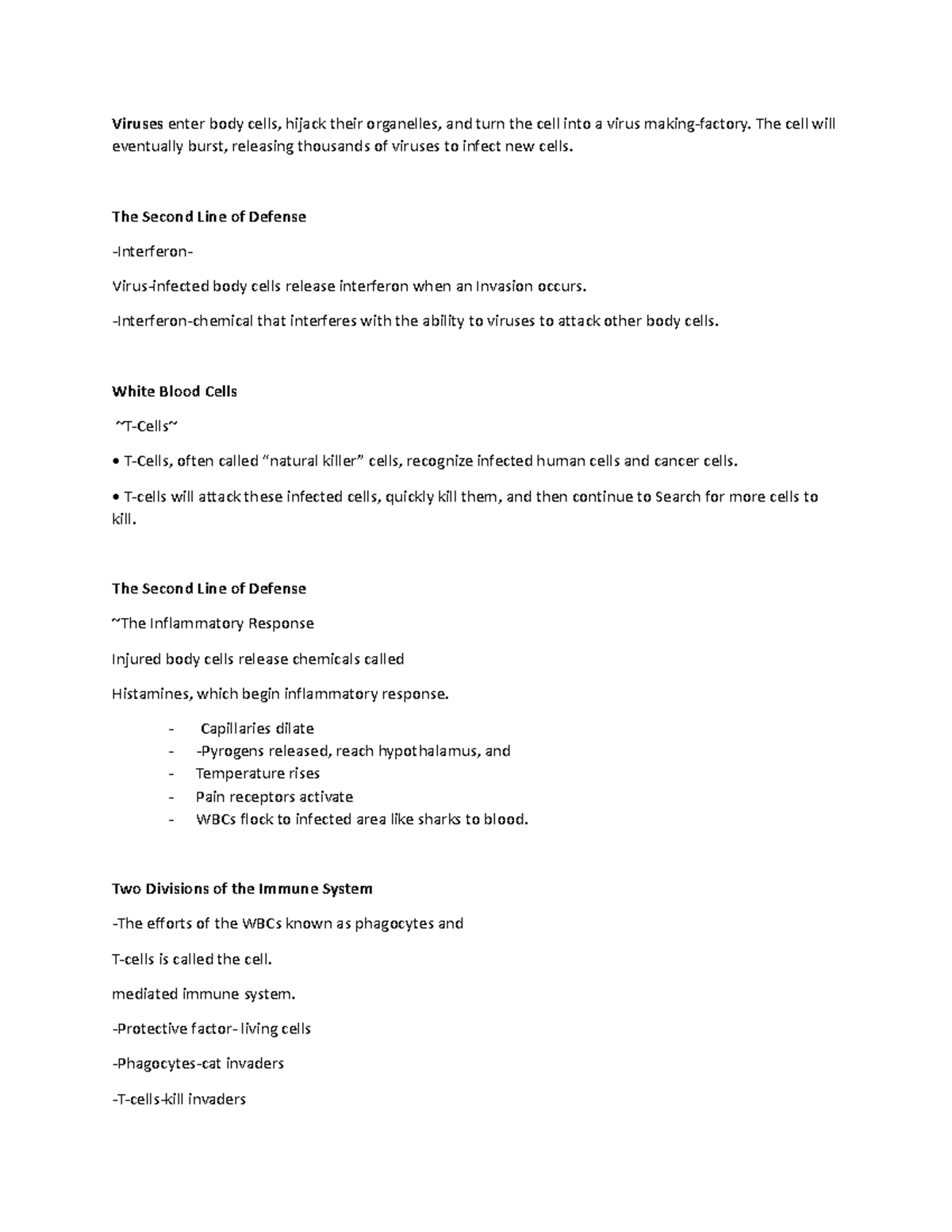 Mplec - MP lec reviewer - Viruses enter body cells, hijack their ...