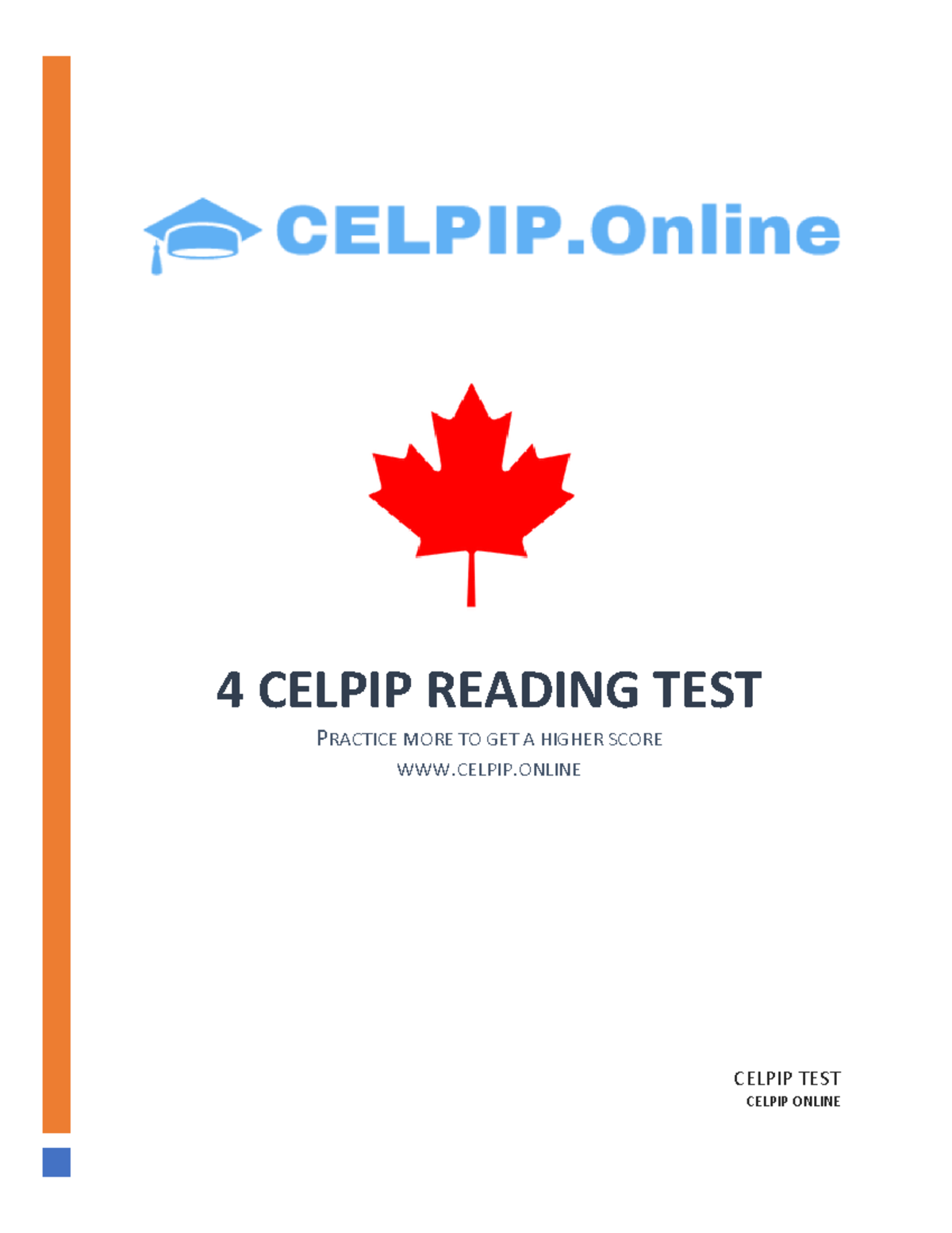 Celpip Reading Test Celpip Reading Test Practice More To 45 Off