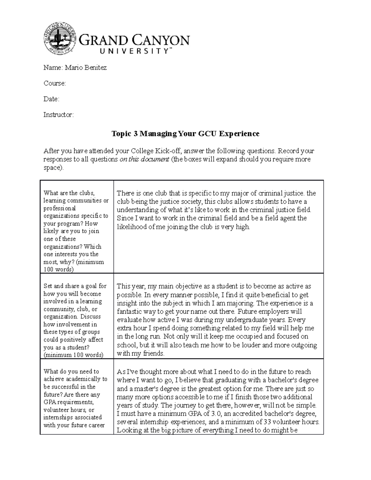 credit card evolution work sheet for - UNV 104 - GCU - Studocu