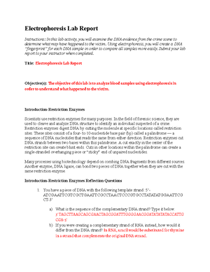 06.08 Biotechnology - assignment - Bacterial Transformation Lab Report ...