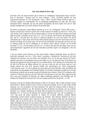 Referat exempel - Vad är en klassiker? (artikel från aftonbladet) I ...