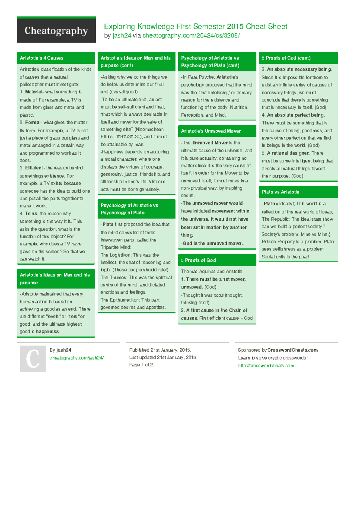 Philosophy knowledge first semester - Exploring Knowledge First ...