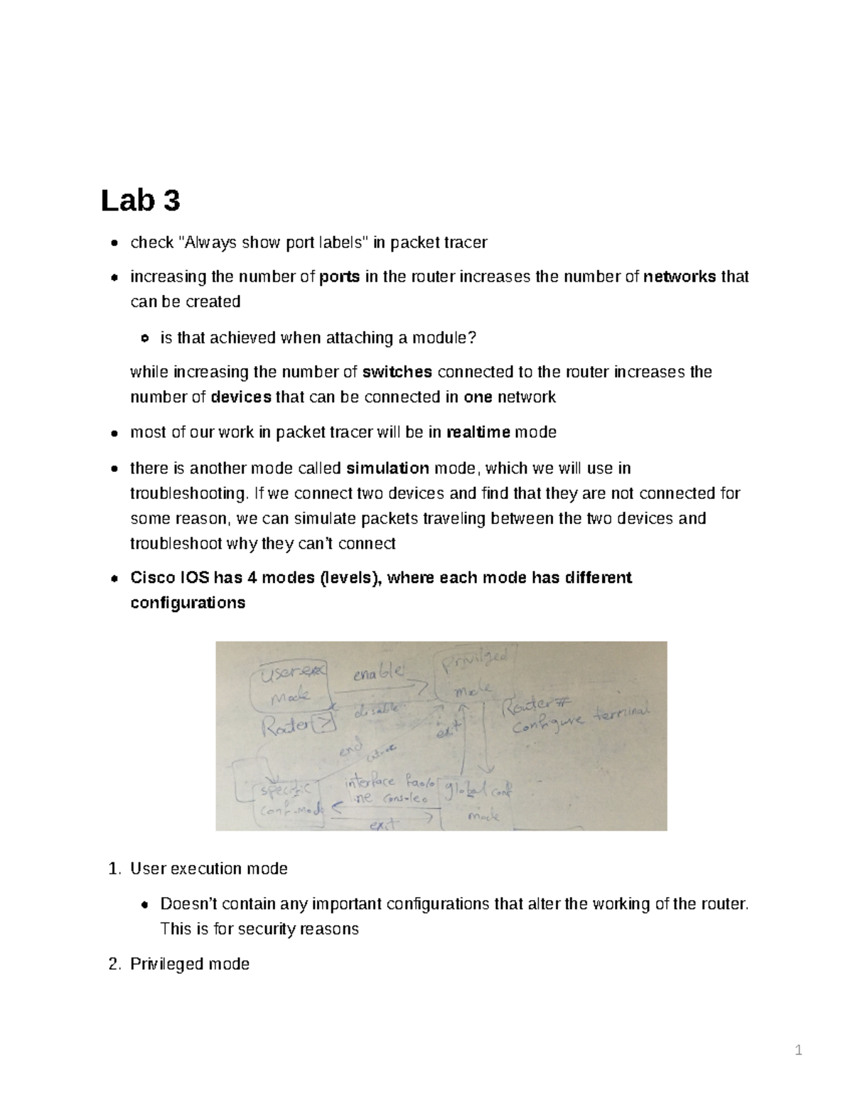 Network Lab 3 Notes - 1 Lab 3 check “Always show port labels” in packet ...