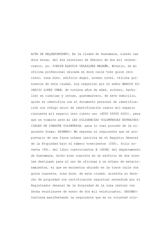 5. ACTA Notarial DE Subasta Voluntaria - ACTA NOTARIAL DE SUBASTA ...