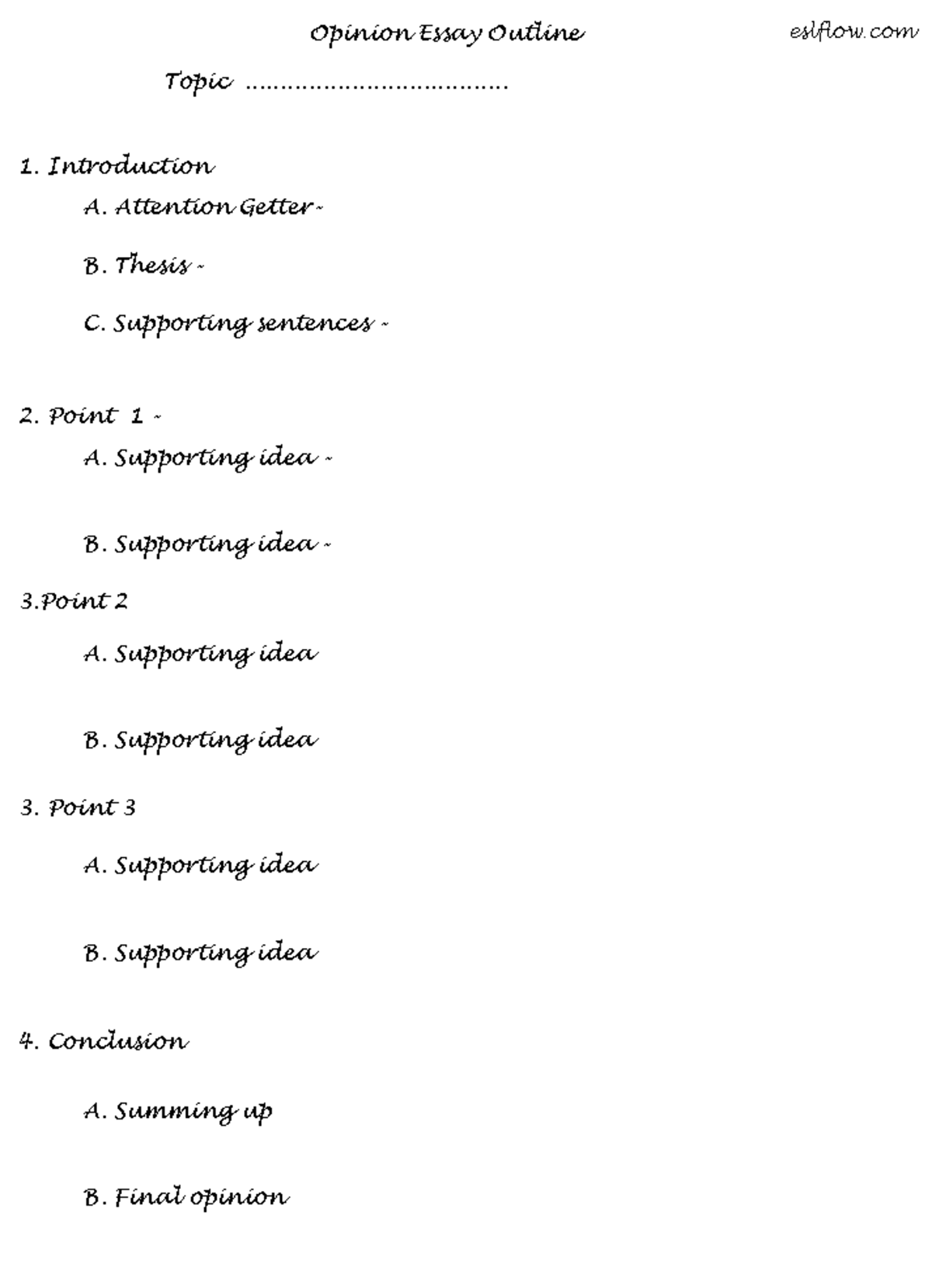 Distracted driving opinion essay lesson - Opinion Essay Outline Topic ...