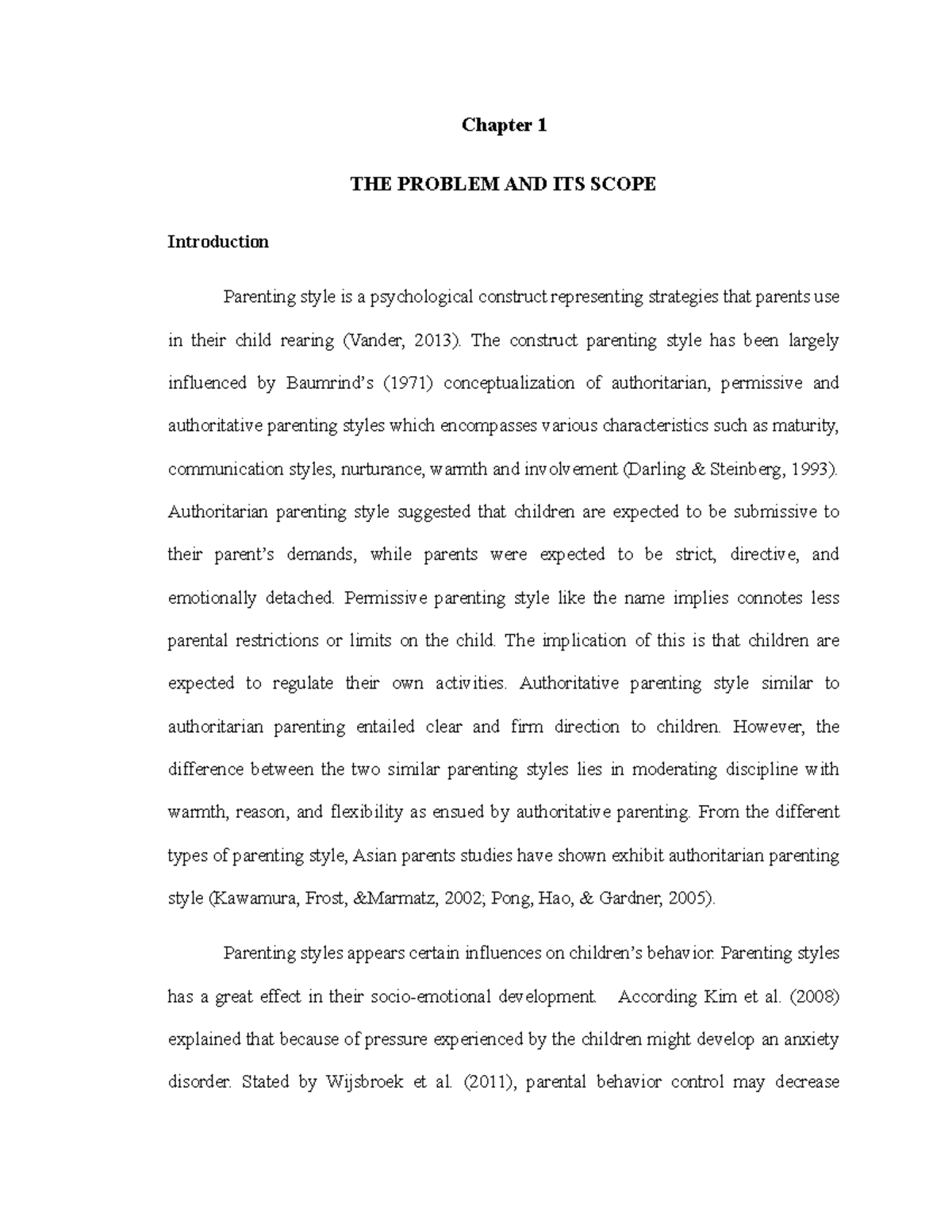 Chapter 1 - Research paper - Chapter 1 THE PROBLEM AND ITS SCOPE ...