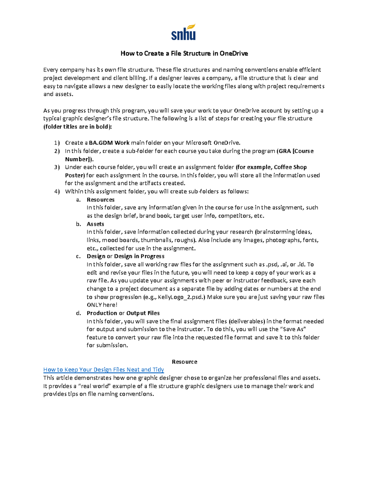 How to Create a File Structure in One Drive - How to Create a File ...