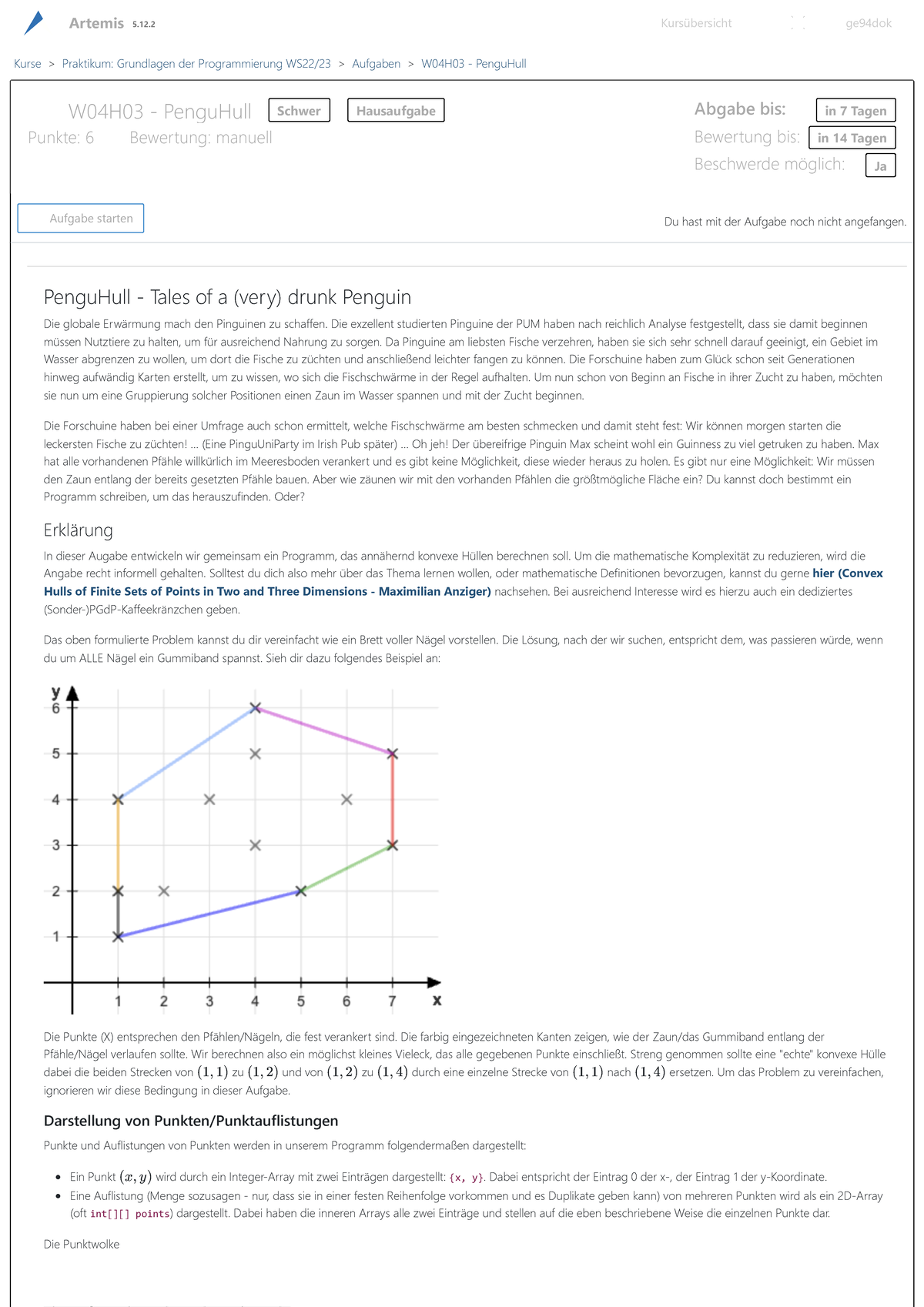 W04H03 - Kurse > Praktikum: Grundlagen der Programmierung WS22/23 ...