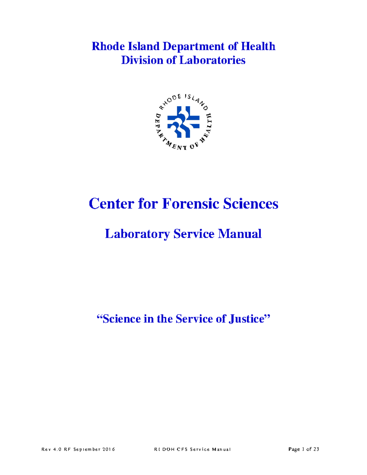 Forensic Sciences Laboratory Services - 2. 3. 4. Forensic Drug ...
