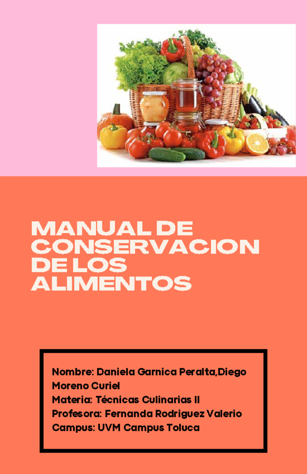 Métodos de conservación - ####### MANUAL DE ####### CONSERVACION ####### DE LOS ...
