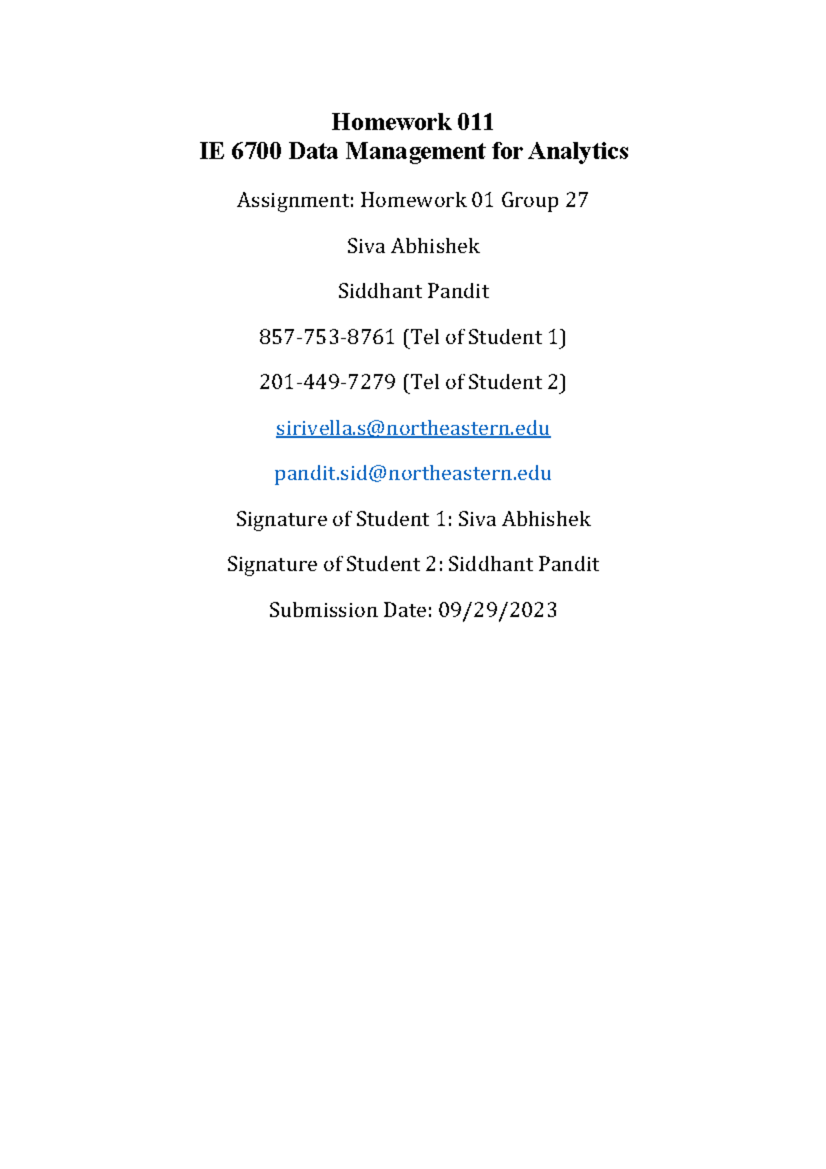 Homework 01 Answers - The eer models for all the asked problems ...