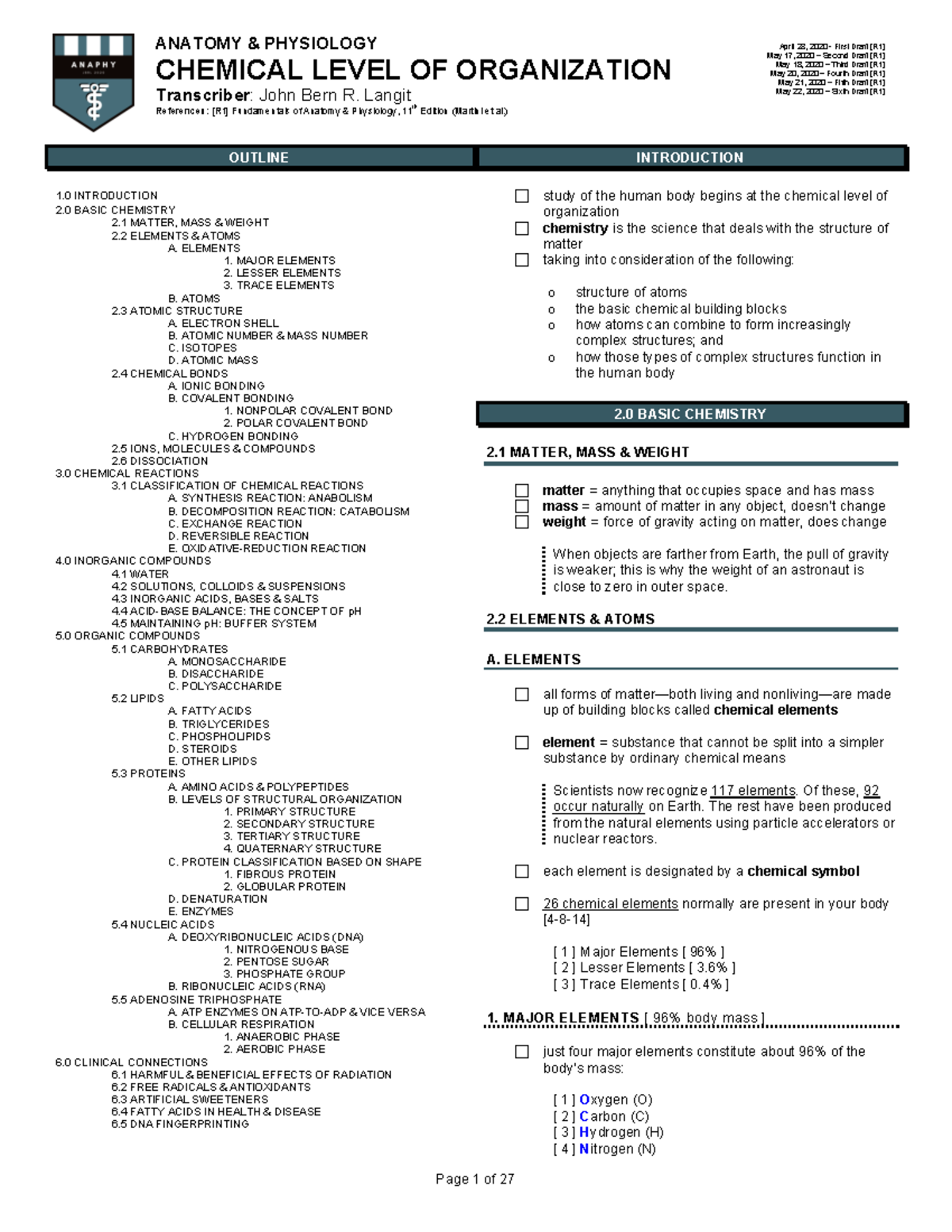 -AP-02- Chemical Level of Organization (05-22-20) - ANATOMY ...