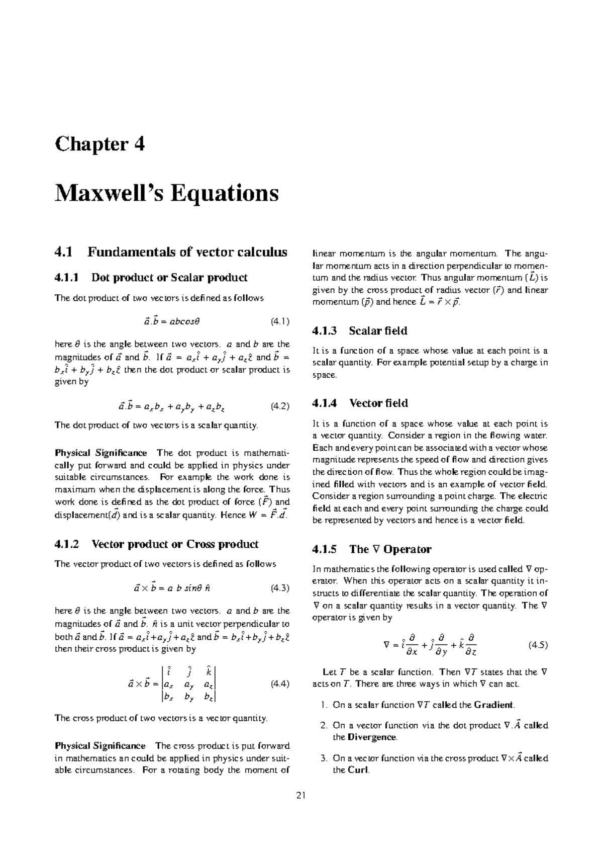 Maxwell EM-1 - notes for anna university 1st semester engineering ...