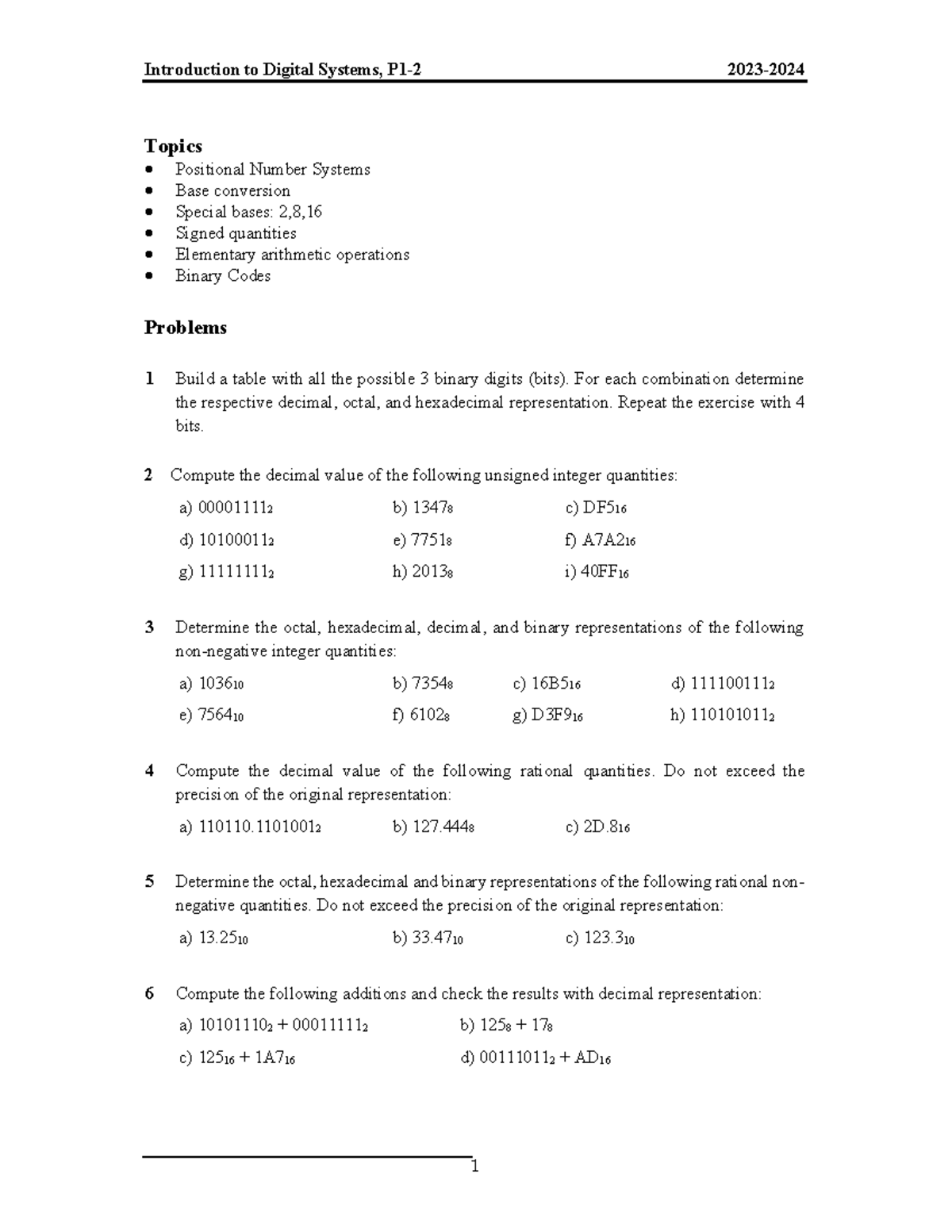 ISD A1A2 2023( Resolução ) - Introduction to Digital Systems, P1-2 2023 ...