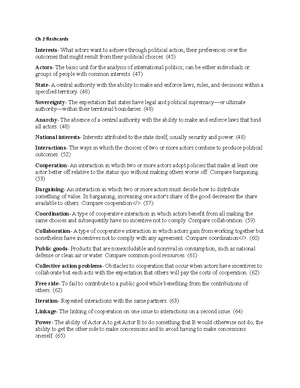 Ch 3 outline - Term flashcards for ch 3 - Chapter 3: Why Are There Wars ...