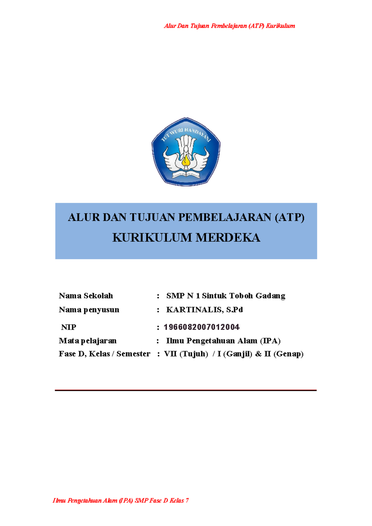 ATP - to give more information how to make modul ajar - Merdeka ALUR ...