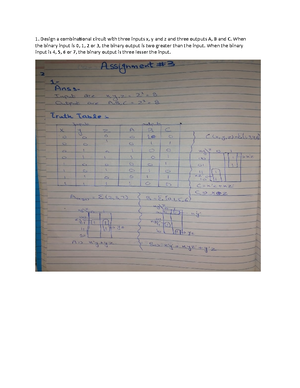 Logic Gates and truth table - Digital Logic Design - DLd Lab task # 4 ...