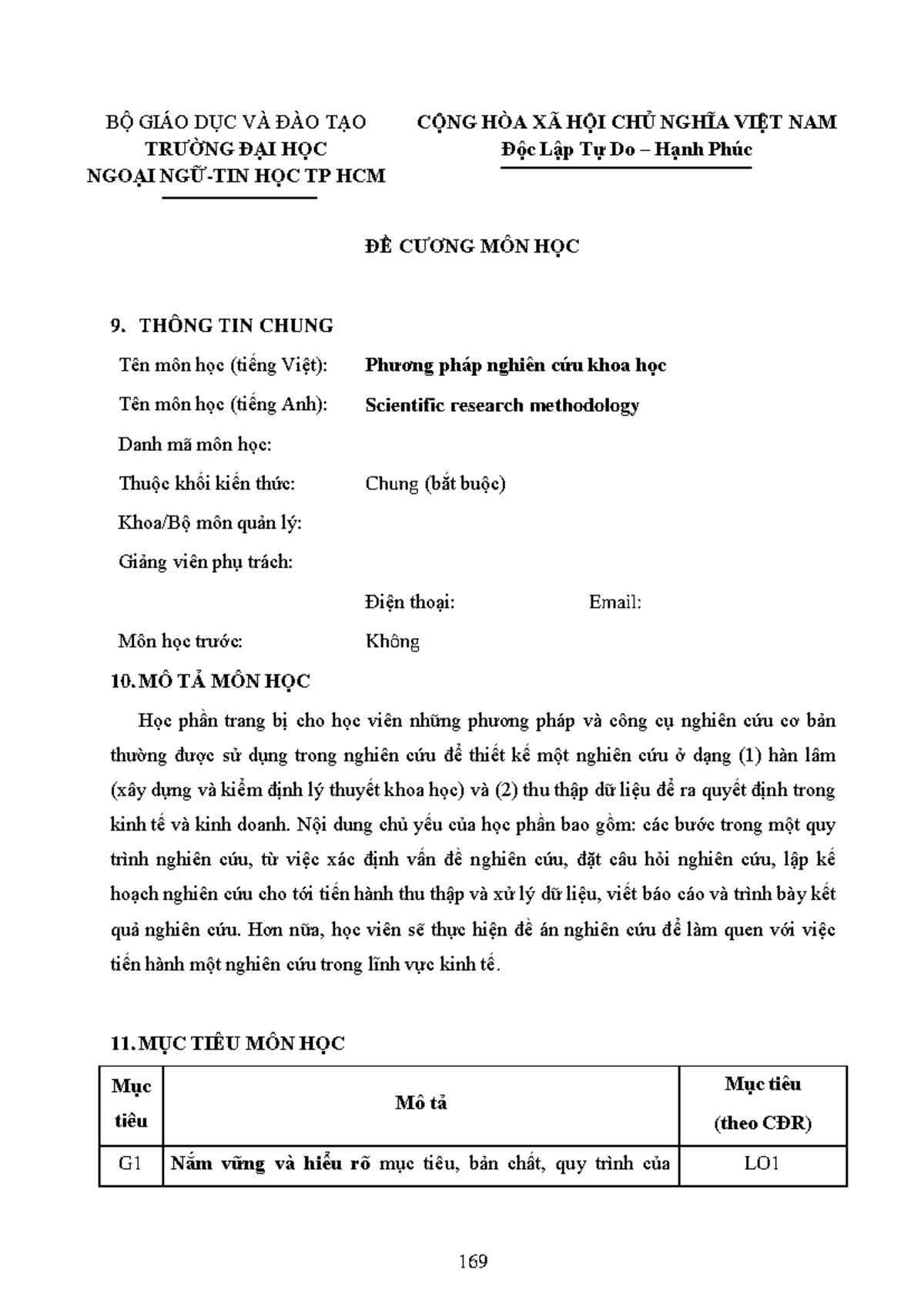 Phuong phap nghien cuu khoa hoc - BỘ GIÁO DỤC VÀ ĐÀO TẠO TRƢỜNG ĐẠI HỌC ...