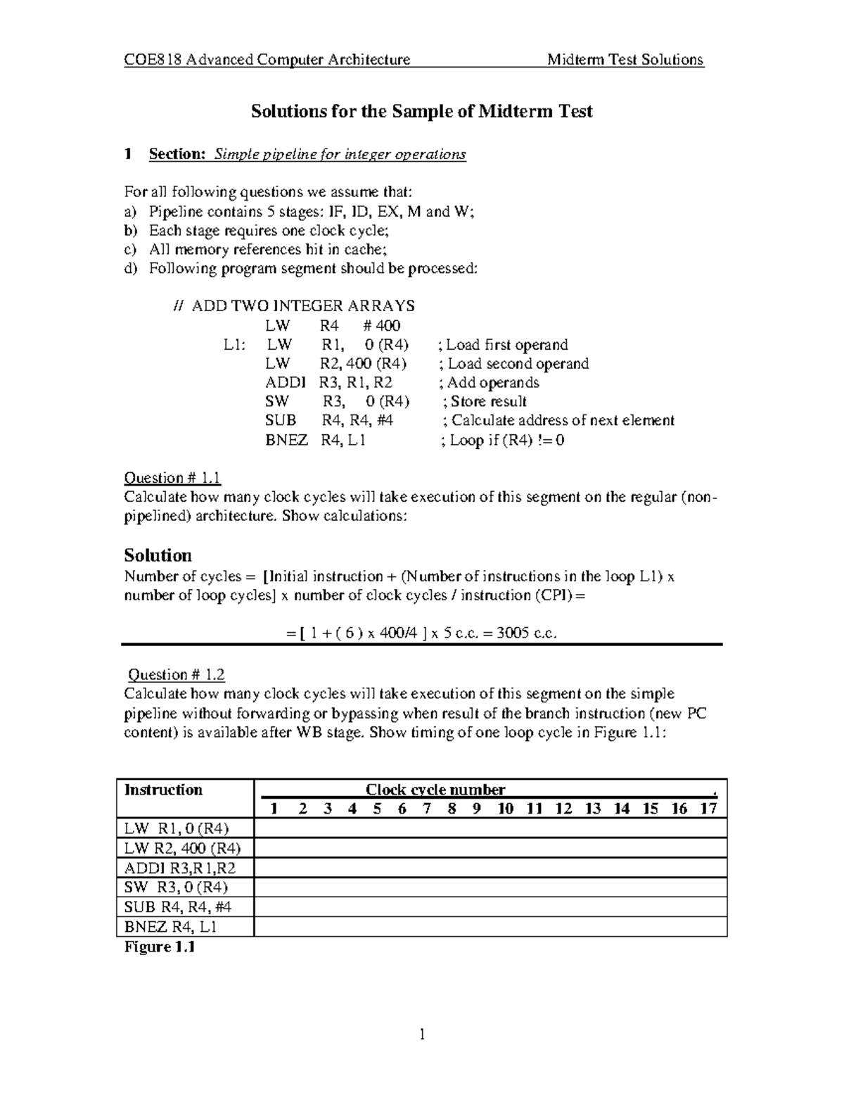 Exam 2019, questions and answers - Solutions for the Sample of Midterm ...