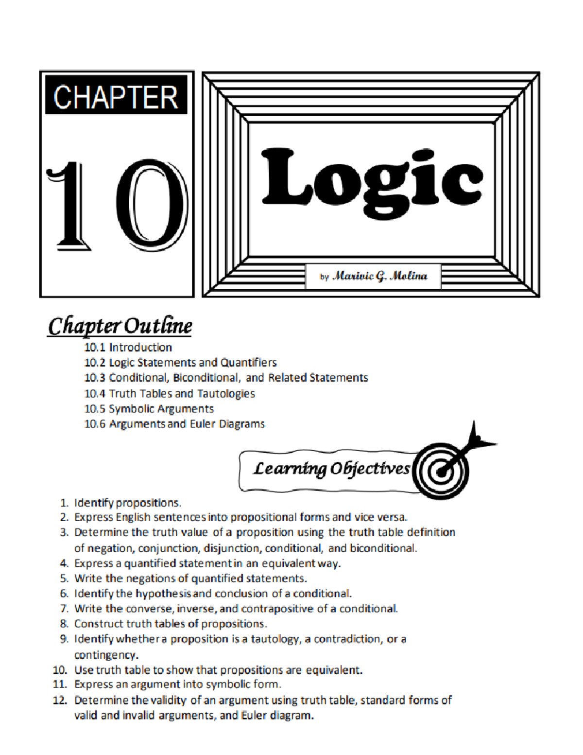 Chapter-10 Logic Lecture - Accountancy - Studocu