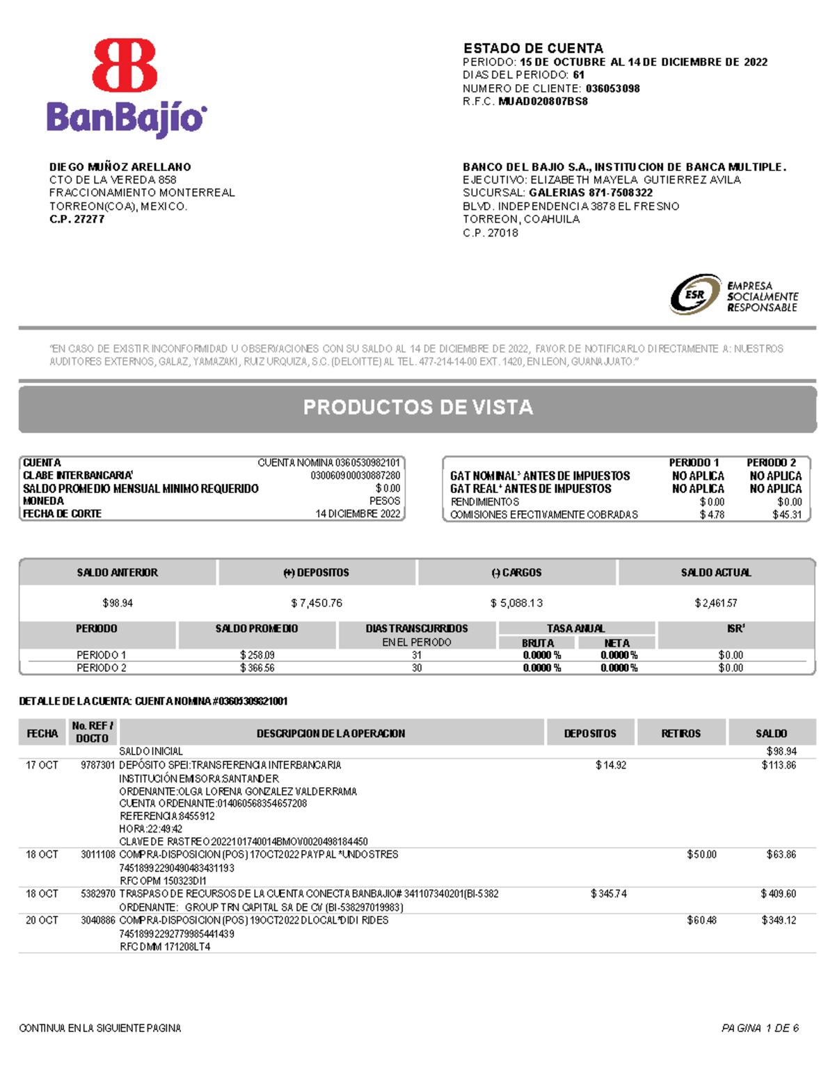 2034 036053098 1 - Heale - PERIODO: 15 DE OCTUBRE AL 14 DE DICIEMBRE DE ...