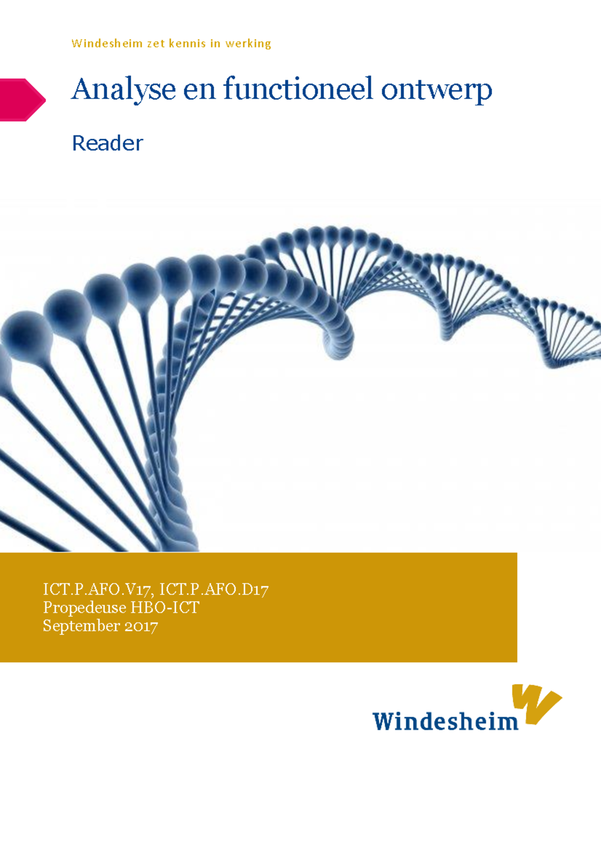 Reader Analyse en functioneel ontwerp 2017 - Windesheim zet kennis in ...